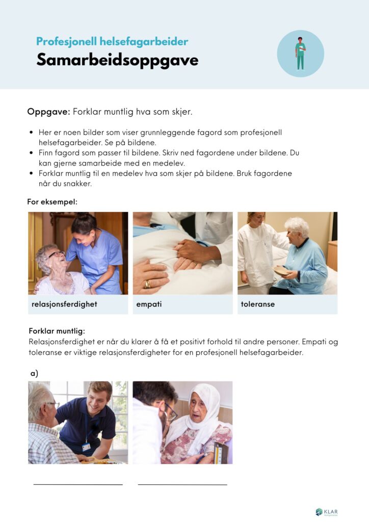 Helsefagarbeider - Klar Kompetanse